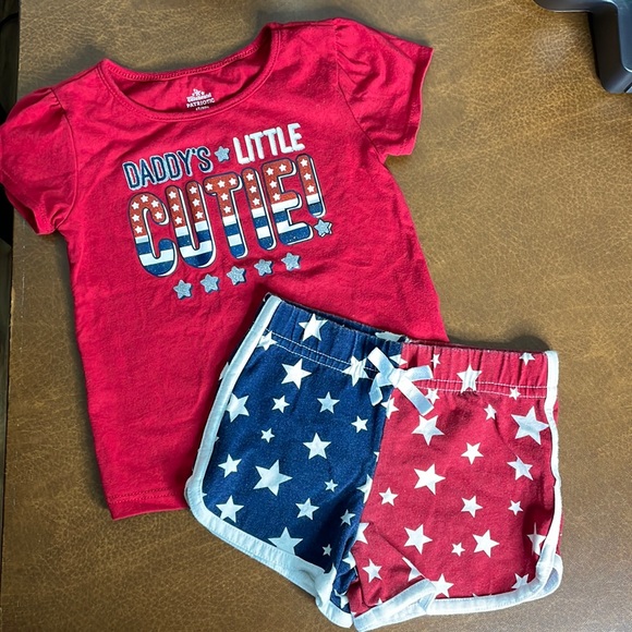 Way To Celebrate | Matching Sets | Little Girls Two Piece Outfit | Poshmark